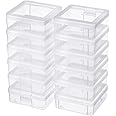 Amazon.com: Naivees 12 Pack Storage Containers with Latching Lid 5" x 5 ...