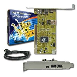 Amazon.com: 4 PORT 4-ports VIA 1394 iLink Firewire Fire Wire 400 Mbps ...