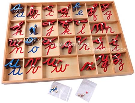 Small Cursive Moveable Alphabet-Montessori Grammar Symbols Cards with ...