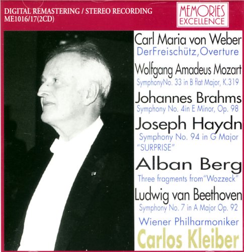 Kleiber Conducts Weber: Der Freischutz Overture; Mozart: Symphony 33 ...