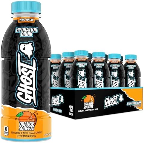 GHOST Hydration Drink, Orange Squeeze - RTD Sports Drinks with ...