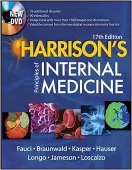 Amazon - Harrison's Principles of Internal Medicine, 17th Edition: Anthony S. Fauci, Eugene ...