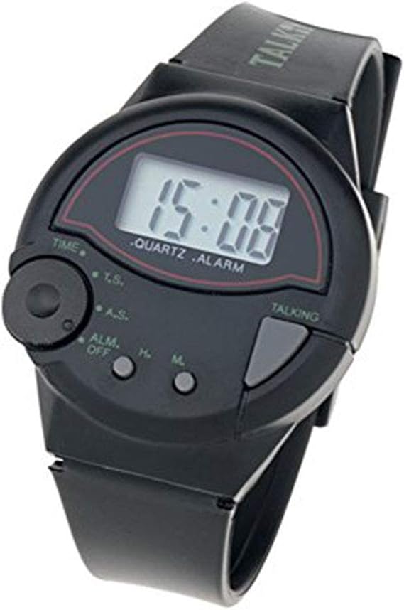 Unisex Digital Speaking Wrist Watch for Children Elderly Blind Watch ...