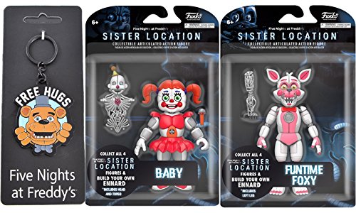 Buy AYB Products Location Pack FNoF Sister Nightmare Five Nights at ...