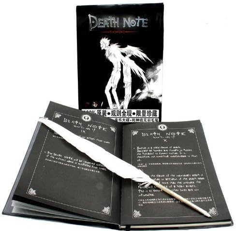 CoolChange Light Nagami’s notebook of the Dead with feather pen from ...
