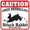 Amazon.com: Animal Den Attack Rabbit Sign : Home & Kitchen