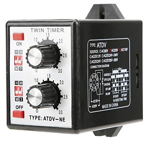Time Switch Relay Short Period Repeat Cycle Timer Waterproof Intermittent Timer Twin Timer Relay