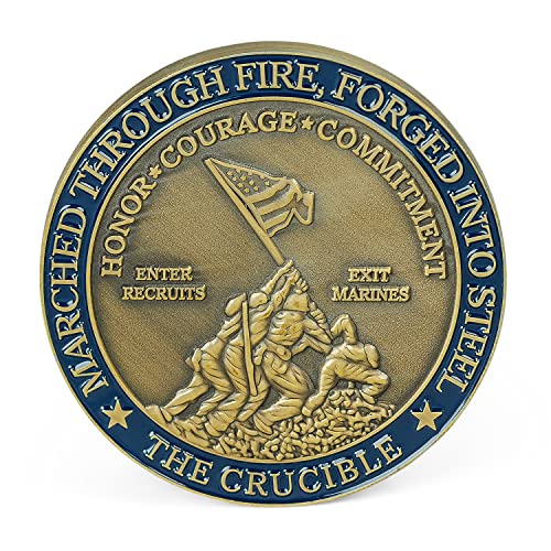 Military Gift Shop Marine Corps Crucible Challenge Coin - USMC Boot ...