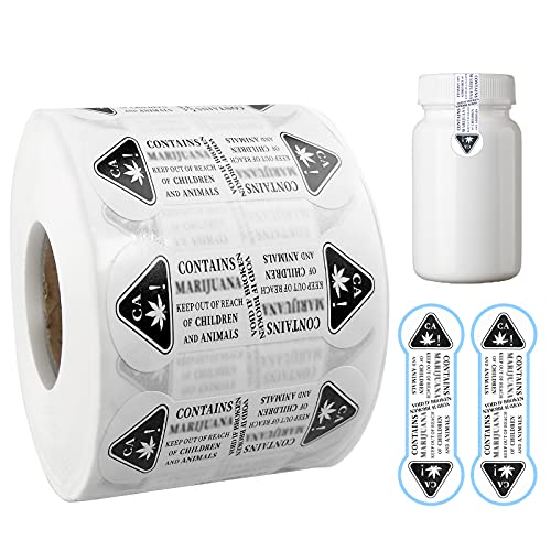 1000 Pieces California Warning Labels Stickers Universal Symbol Tamper ...