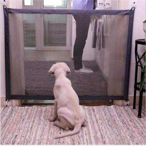 Zwini Pet Safety Net,Magic Dog Safety Gate Portable Folding Enclosure ...