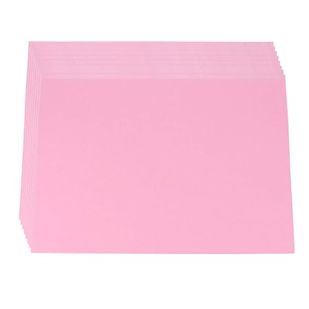 SUPVOX 100Pcs Pink Copy Paper Colored Paper A4 Printer Paper Pink ...