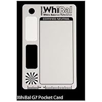 Amazon.com : WhiBal G7 White Balance Pocket Card : Photographic Light ...
