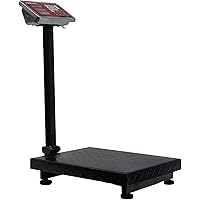 VINSON, Báscula de Plataforma Plegable, 100 kg / 20 g. Indicador con Pantalla Peso, Precio y ...