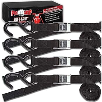 Amazon.com: Pro Taper 1.5" Tie Downs (Black): Automotive