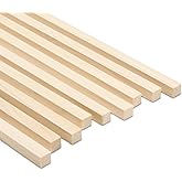 Amazon.com: Wood Square Dowel Rods 3/4 inch x 36 Pack of 50 Wooden ...