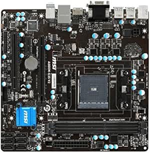 MSI 7721-202R - Placa Base (A88XM-E35 V2 FM2+ AMDA88X 2xDDR3/SATA3/USB3 G-LAN H/V/D): Amazon.es ...