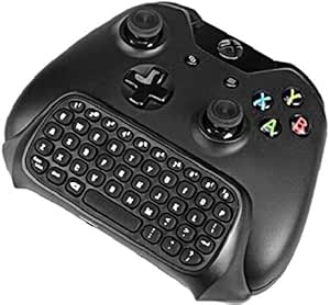 GAMINGER Teclado Chatpad para Control de Xbox ONE - Teclado QWERTY - Microsoft 2.4 G inalámbrico ...