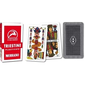 Amazon.com: Napoletane 97/25 Modiano Regional Italian Playing Cards ...