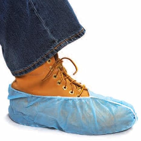 Work Boot Covers (100) Non Skid Disposable Polypropylene XXL: Amazon ...