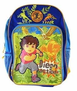 Amazon.com: Nick Jr Diego The Rescuer Backpack - Deigo Action Full Size ...