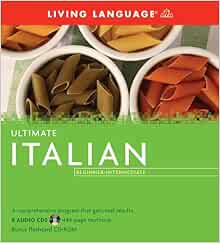 Amazon.com: Ultimate Italian Beginner-Intermediate (Book and CD Set ...