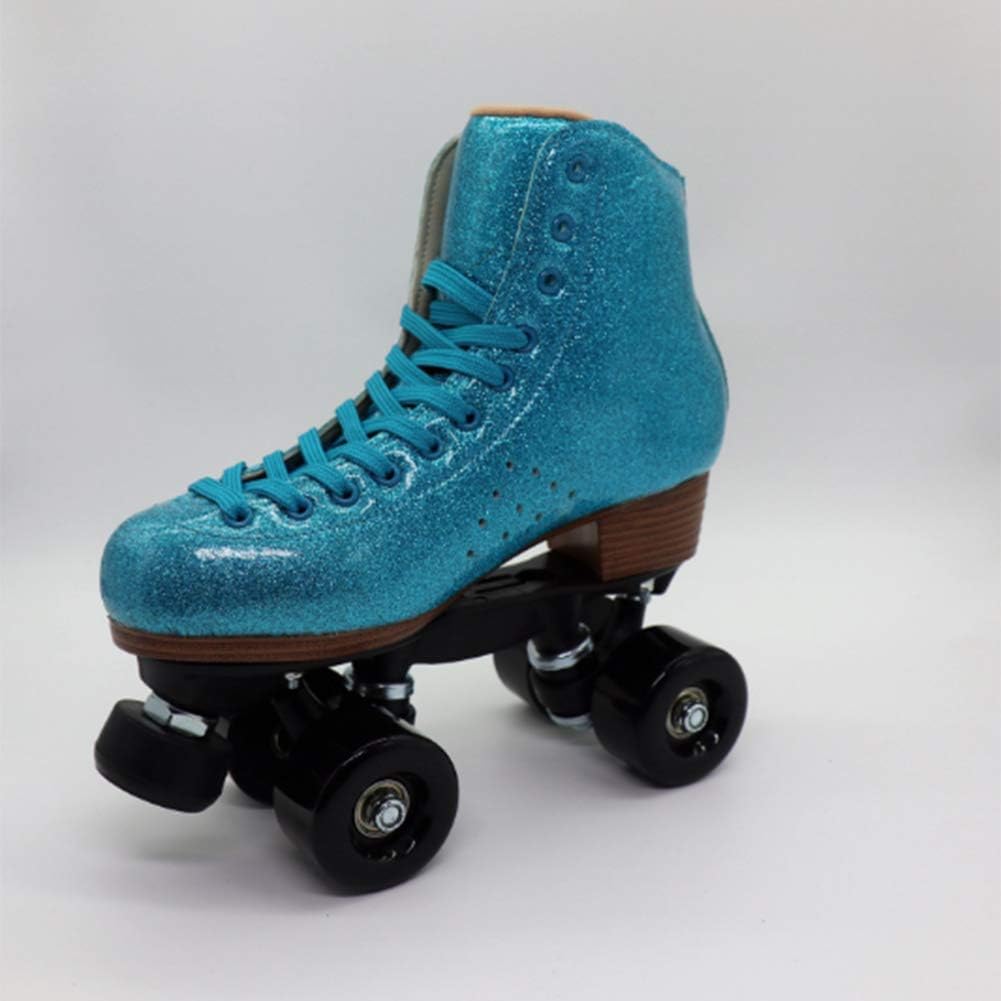 Amazon.com : Classic Artistic Roller Skates, Fluorescent Leather ...