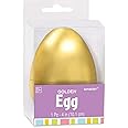amscan Golden Easter Egg Shell | Party Favor, 4" : Home & Kitchen