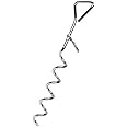 Amazon.com : AceCamp Corkscrew Steel Peg, Spiral Dog Tie Out Leash ...