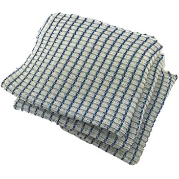 Amazon.com: Old Fashion 100% Cotton Dishcloths - Set of 4 - 12" x 12 ...