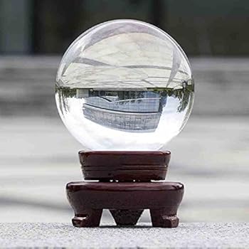 Amazon.com : LONGWIN Huge Crystal Ball 250mm(9.8 inch) Feng Shui Ball ...