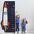 Amazon.com: Space Theme Kids Height Chart, Growth Chart Height Ruler ...