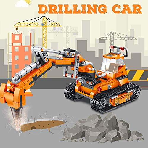 VATOS City Bausteine ab 6 7 8 9 10 Jahren Jungen, 513 Teile ...