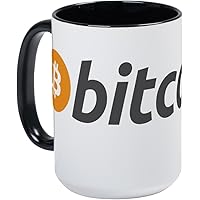 Amazon.com: CafePress Bitcoin Large Mug Ceramic Coffee Mug, Tea Cup 15 ...
