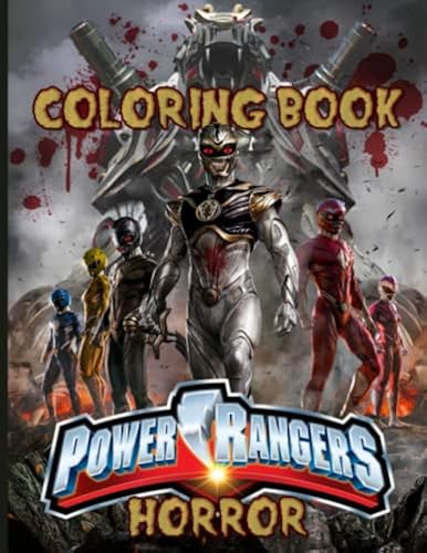 Power Rangers Horror Coloring Book: Special Power Rangers Horror Freak ...