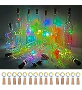 Amazon.com : Wine Bottle Cork Lights 15Pack 10 LED/ 40 Inches Battery ...