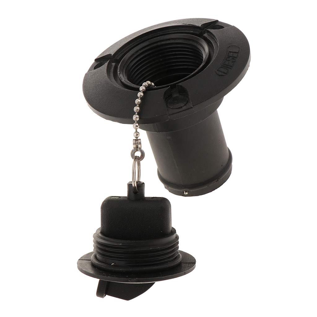 Baosity Deck Fill Filler Fuel Water Tank Deck Fill Cap Plastic for Boat ...