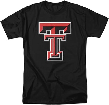 Texas Tech University Official Distressed Primary Unisex Adult T Shirt ...