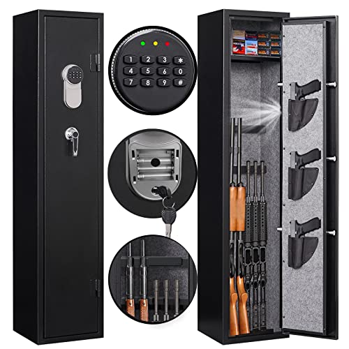 3-5Gun Safe Rifle,Gun Safes for Home Rifle and Pistols,Large Gun Safes ...