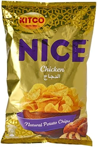 Kitco Nice Chicken Natural Potato Chips, 170 g, Beige price in Saudi ...