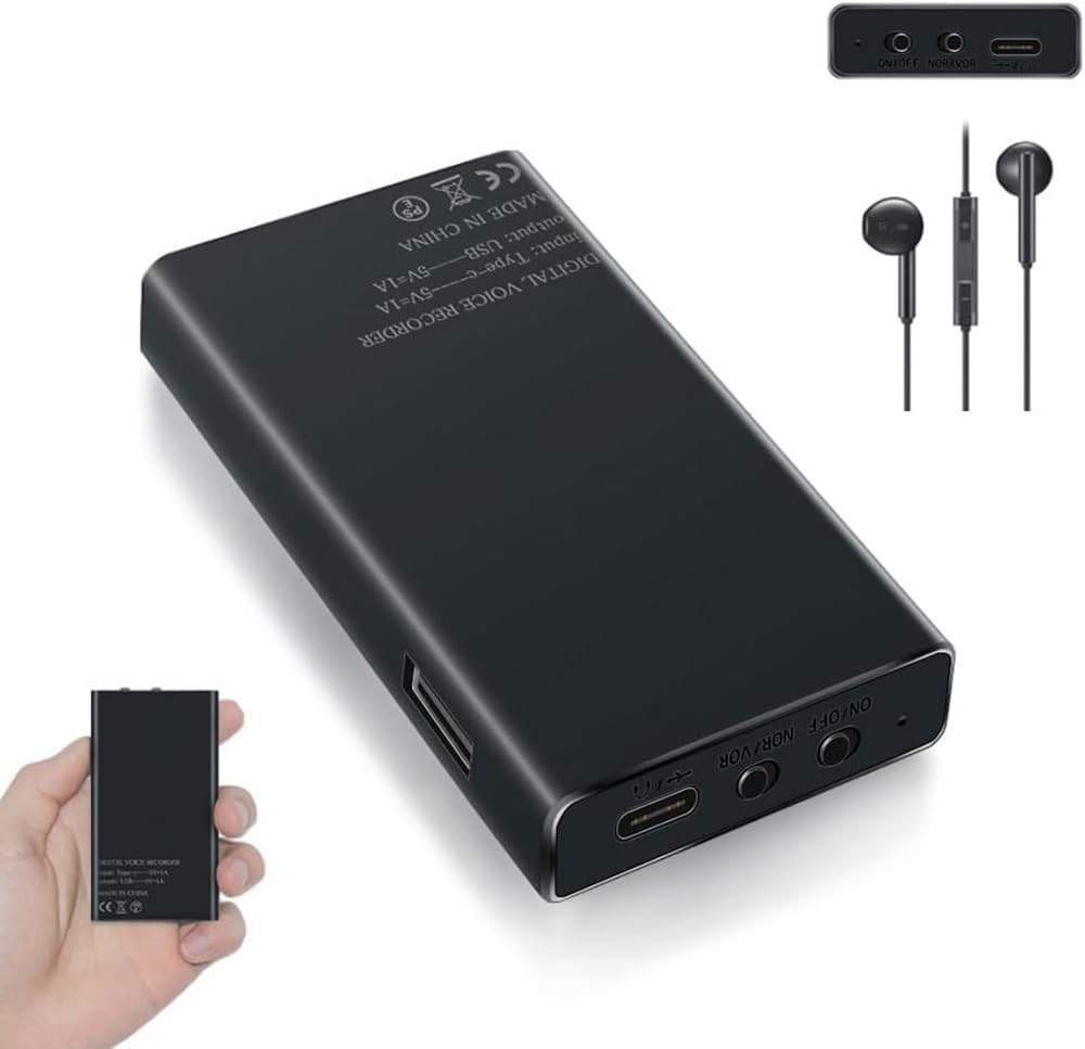 Mua Voice Recorder - 288 Hours Long Time Continuously Record, 2500mAh ...