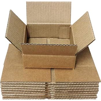 Amazon.com : (10) Brown Cardboard CD Storage Shipping Boxes - Each ...