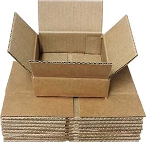 Amazon.com : (10) Brown Cardboard CD Storage Shipping Boxes - Each ...
