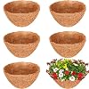 Halatool 6PCS Coco Fiber Liner 10 Inch Coconut Fiber Planter Liner 100% ...