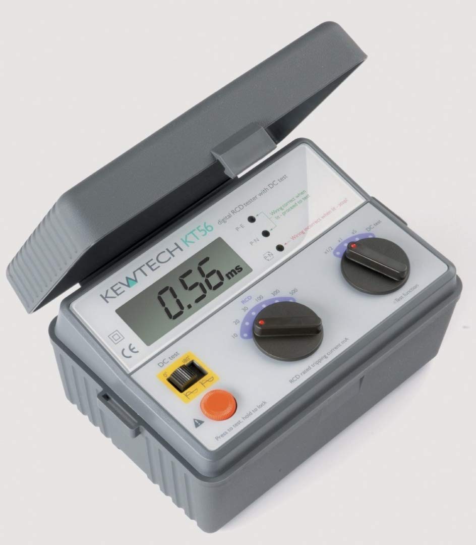 Kewtech KT56 Digital RCD Tester with DC Test: Amazon.co.uk: Business ...