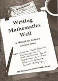 How to Write Mathematics: Norman E. Steenrod, Paul R. Halmos, Menahem M ...