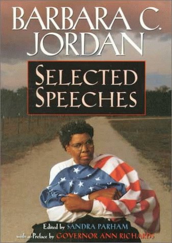 Selected Speeches: Jordan, Barbara, Parham, Sandra: 9780882581996 ...