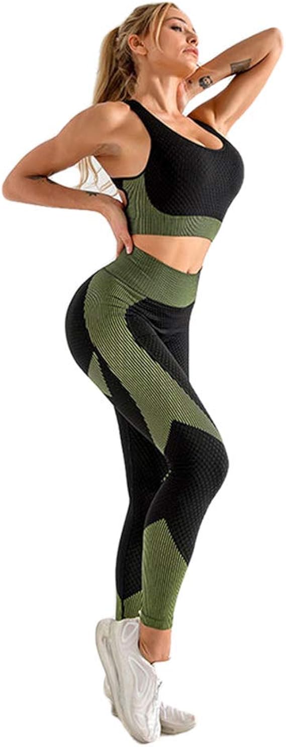 leggings e reggiseno sportivo italiano