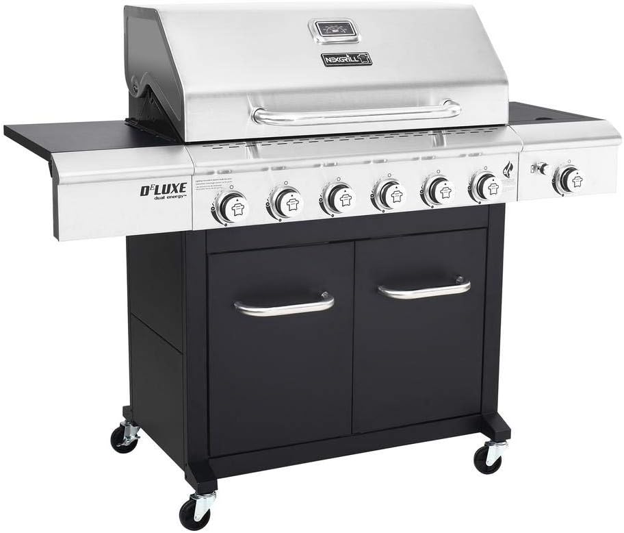 Review Nexgrill 720-0898 Deluxe 6-Burner Propane Gas Grill in Black ...
