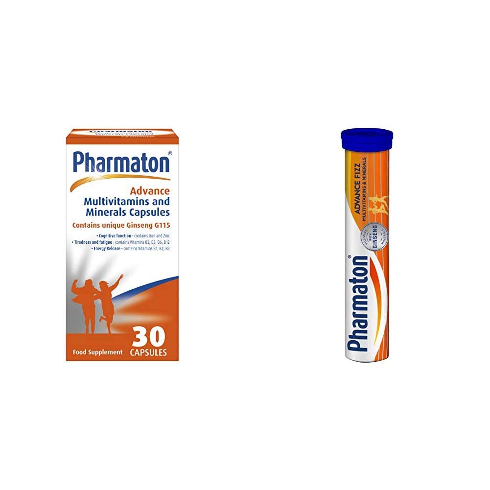 Buy Pharmaton Advance Multivitamin and Mineral, 30 Capsules + Free New ...