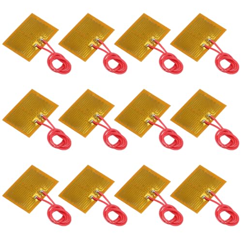 ACEIRMC 12pcs 30mmx40mm Film Heater Plate Adhesive Pad, PI Heating ...